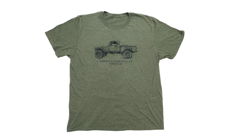 Brute Military Green Round Neck T-Shirt | US Army Green T-Shirt