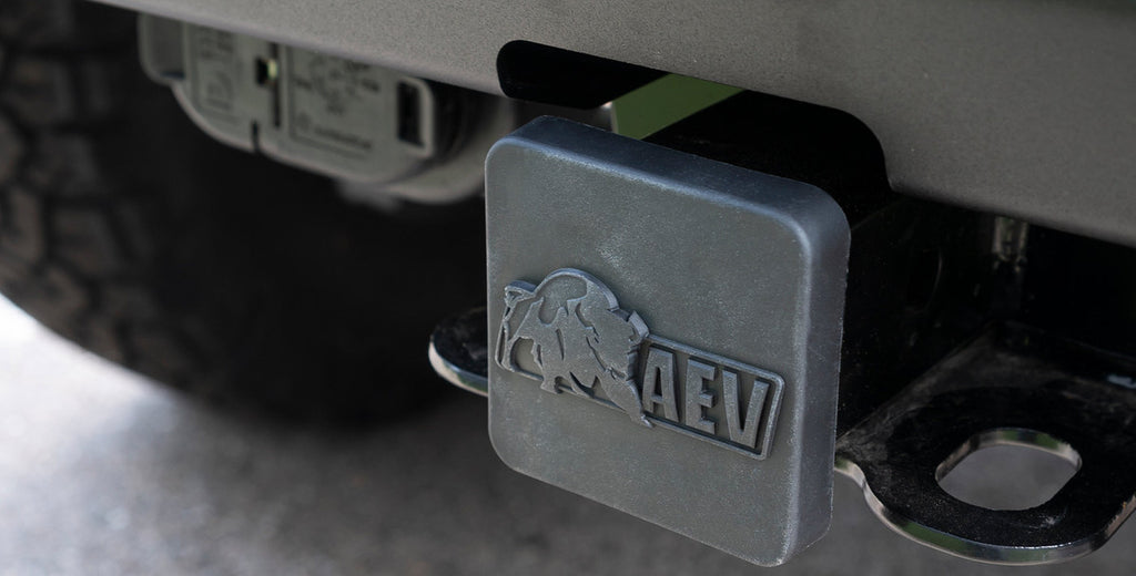 2-Inch Rubber Vehicle Hitch Receiver Cover | AEV