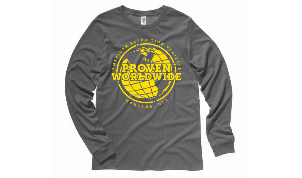 AEV Long Sleeve Shirt with Proven Worldwide Logo