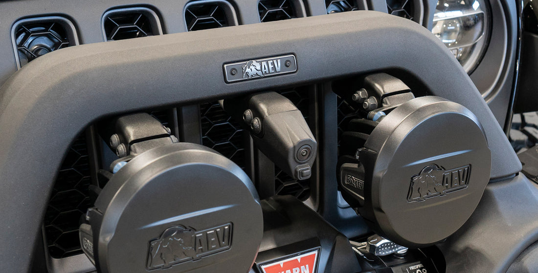 Jeep Gladiator/Wrangler Front Trail Camera Relocation Kit